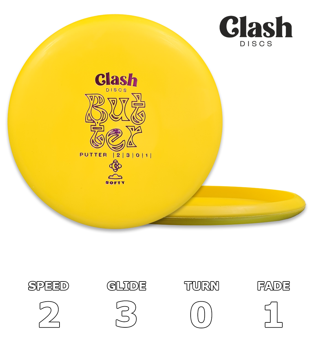 Butter Steady Clash Discs | Speed 2 Glide 3 Turn 0 Fade 1