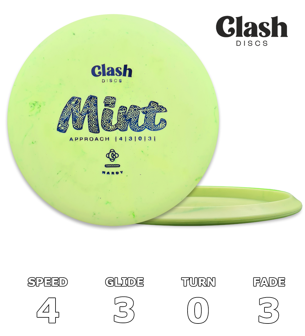 Mint Hardy Clash Discs | Speed 4 Glide 3 Turn 0 Fade 3
